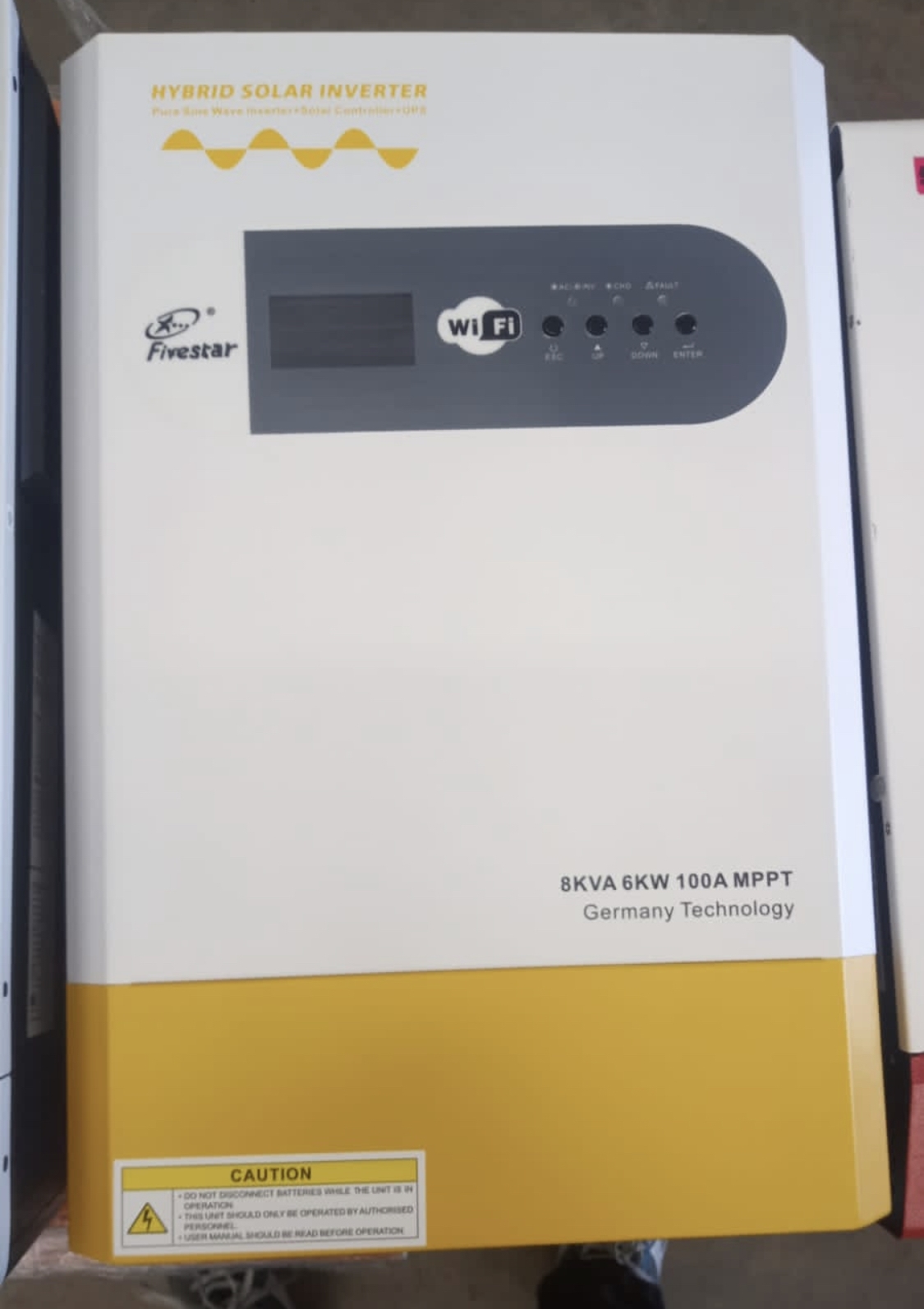 FiveStar 8KVA 6000w 48v Pure Sine Hybrid Solar MPPT 100A Inverter FiveStar 8KVA 6000w 48v Pure Sine Hybrid Solar MPPT 100A Inverter